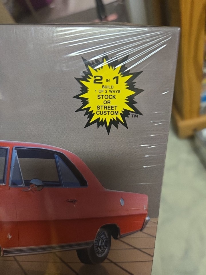 AMT Ertl 1966 Chevy Nova SS Plastic 1/25 Scale Model Kit 6749 Vintage ...