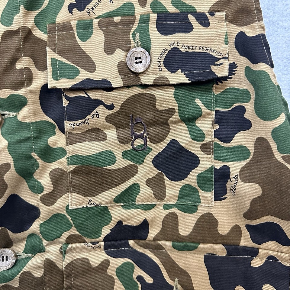 Vintage Bob Allen Shooting Vest National Wild Turkey Federation Men’s ...