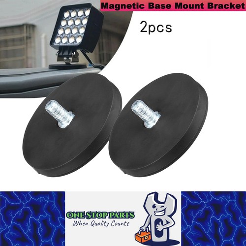 2pcs 43mm Strong Magnetic Base Mount Bracket with M6 Stud for LED Work ...