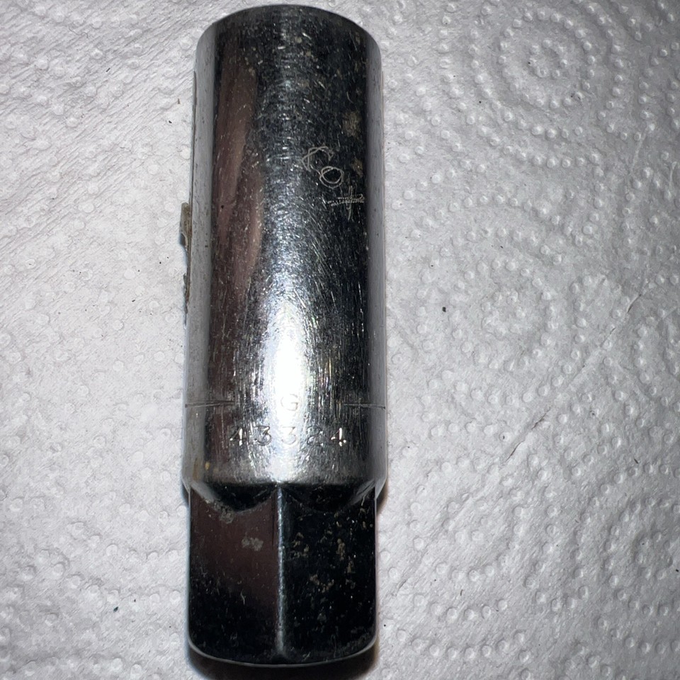 Vintage Craftsman 43324 Spark Plug Socket 5/8in 3/8 Drive 6 Point G ...