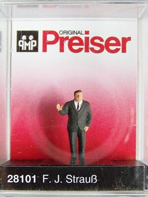 NEW HO Preiser Figure 28101 F.J.Strauss : German Politician SHIPS from ...