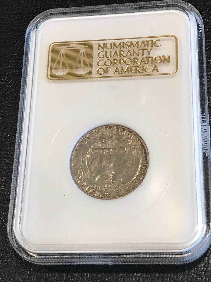 DUAL LIGHT TONER NGC MS66 1956 D WASHINGTON SILVER QUARTER-GOLD ...