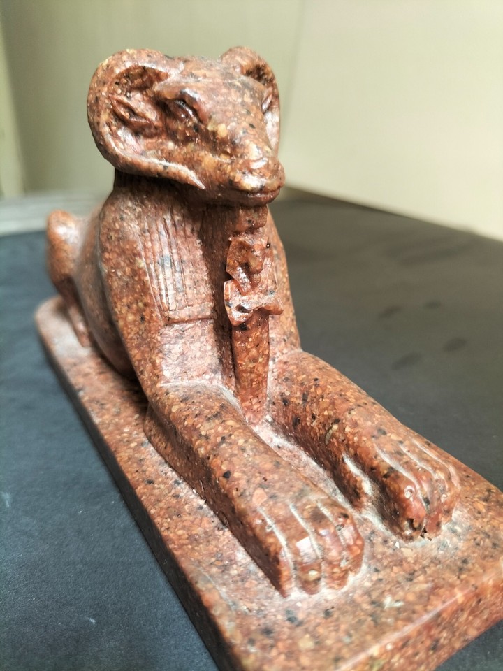 Rare Ancient Egyptian antique Miniature replica Pharaonic Sphinx Amon ...