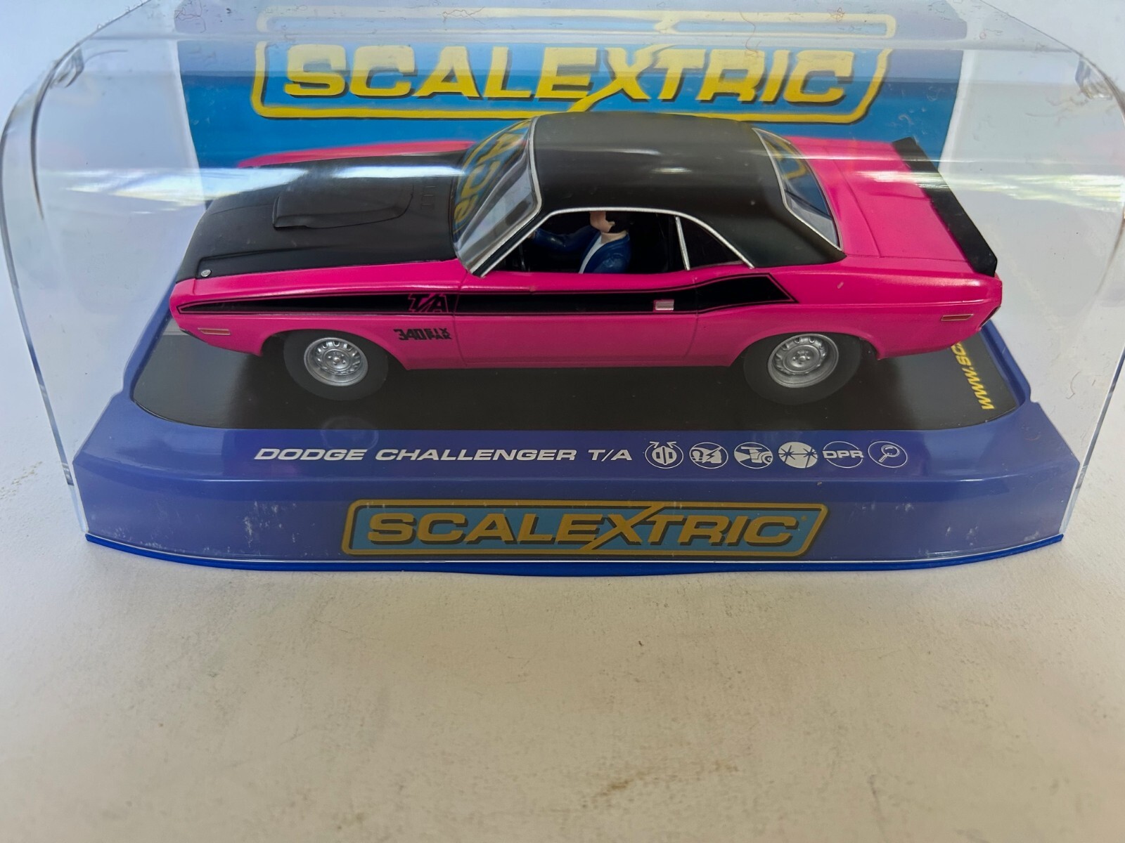 Scalextric C3537 Dodge Challenger T/A 1/32 scale slot car NIB | eBay