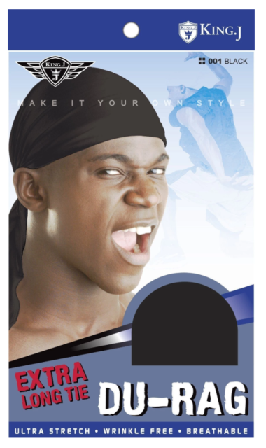 King J Du Rag Durag Extra Long Tie Ultra Stretch 12 Colors Wave Doo Rag ...