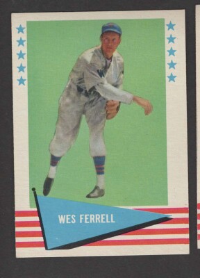 1961 FLEER BB #26 WES FERRELL EX/MT | eBay