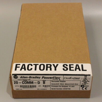 New Factory Sealed Allen-Bradley 20-COMM-D POWERFLEX DEVICENET ADAPTER ...