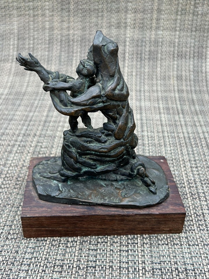 Frank Eliscu 1912-96 American Powerful Bronze Figural Sculpture Heisman ...