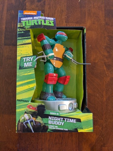 2015 BKD Nickelodeon TMNT Night time Buddy Raphael multi color NIB 7 ...