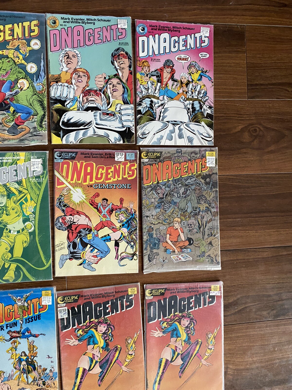 DNAGENTS (1985 ECLIPSE) MARK EVANIER 29 Book Lot Bagged 1st Issue 3D Gradable | eBay