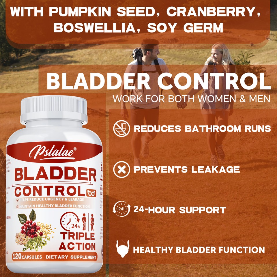 Bladder Control - with Pumpkin Seed Extract, Cranberry, Urinary Tract ...
