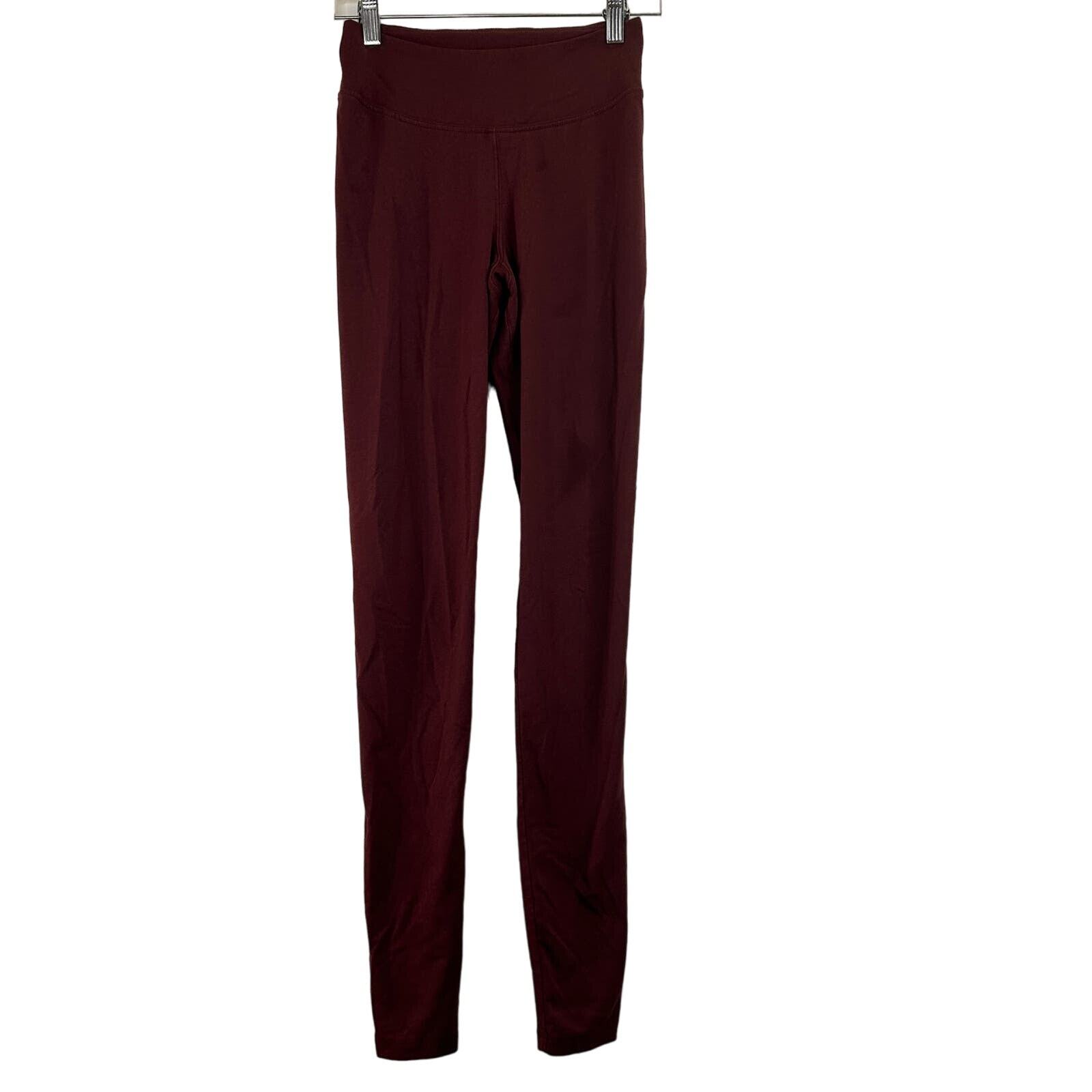 Peruvian Connection Maroon Leggings Size XS | eBay