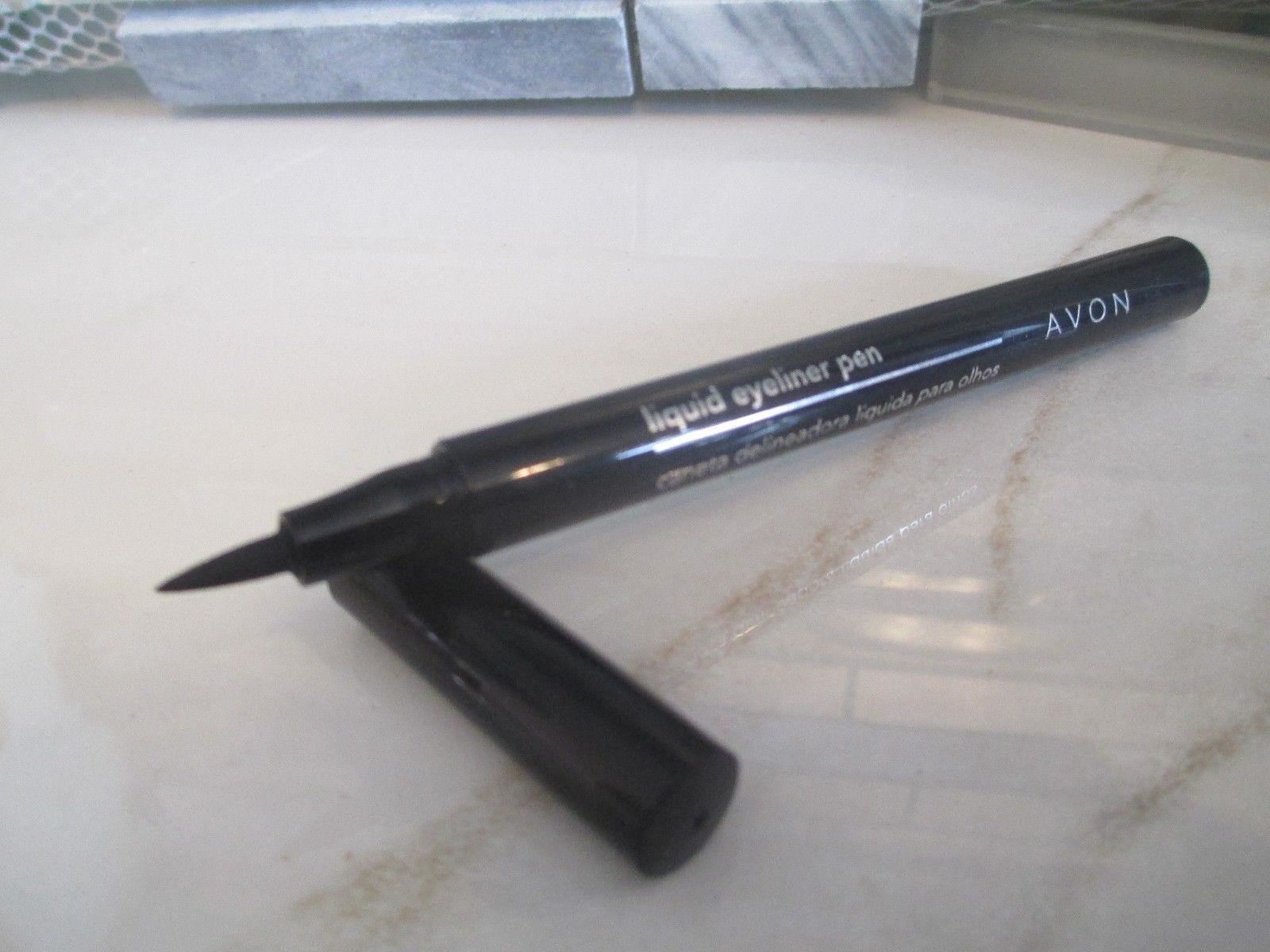 AVON LIQUID EYELINER PEN BLACK 0.05 OZ UNBOXED | eBay