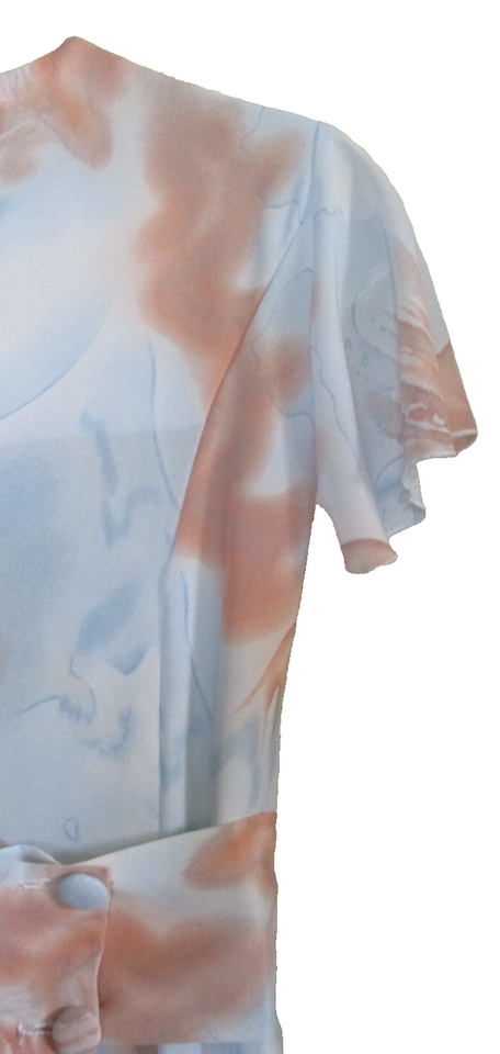 "Amish Mennonite dress 36” bust x 32" Waist x 56" L Spring Blue ...