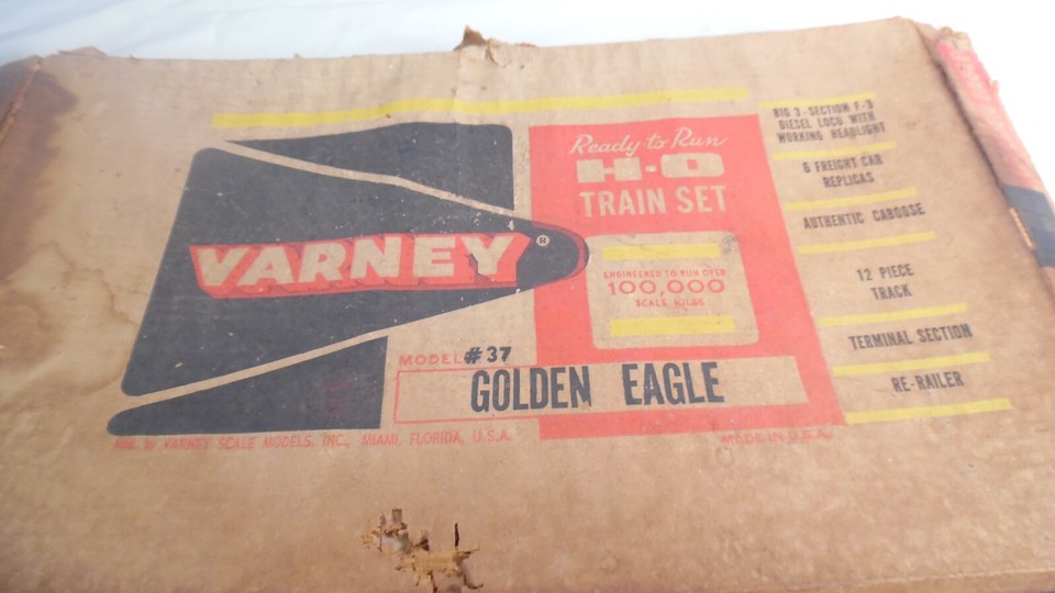 Varney #37 Golden Eagle Ho Ready To Run Diesel Train Set -Untested -As ...