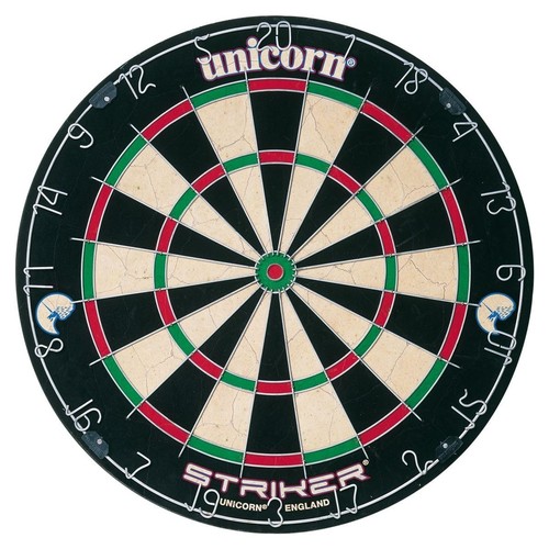 Unicorn Striker, Classic, and Contender Bristle Steel Tip Dartboard ...