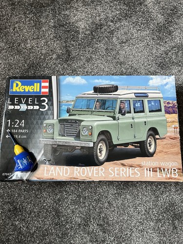 Revell Like Airfix 1/24 Plastic Model Kit Landrover Series III Car ...