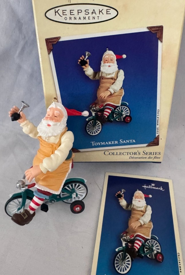 Hallmark Collector's Series Toymaker Santa 2002 NIB | eBay