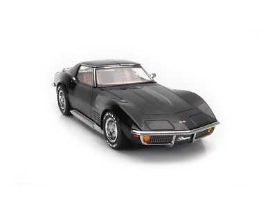 1972 CHEVROLET CORVETTE C3 MATTE BLACK 1:18 SCALE BY KK SCALE ...