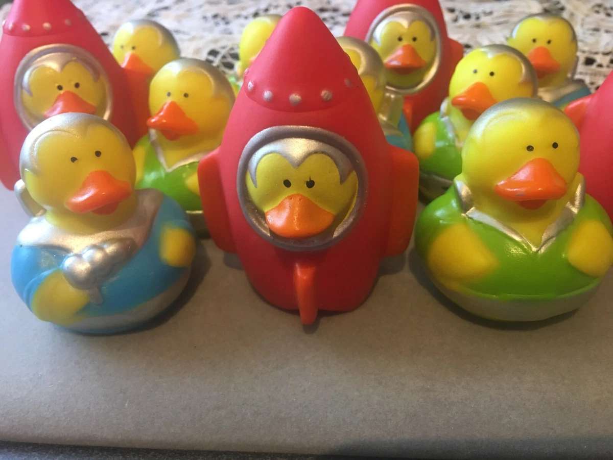 Astronaut Rubber Ducks Yellow