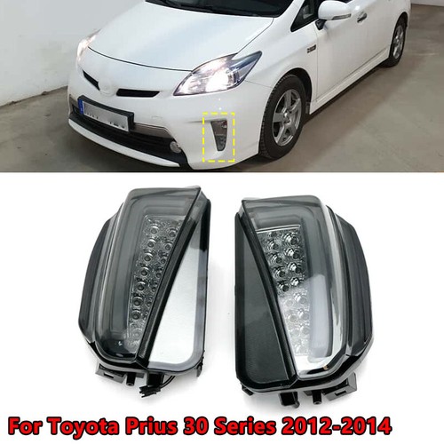 For Toyota Prius 30 Series 2012-2014 Smoke Front Bumper foglamp Turn ...
