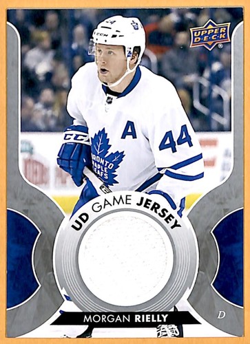 2017-18 Upper Deck UD Game Jerseys Morgan Rielly Toronto Maple Leafs # ...