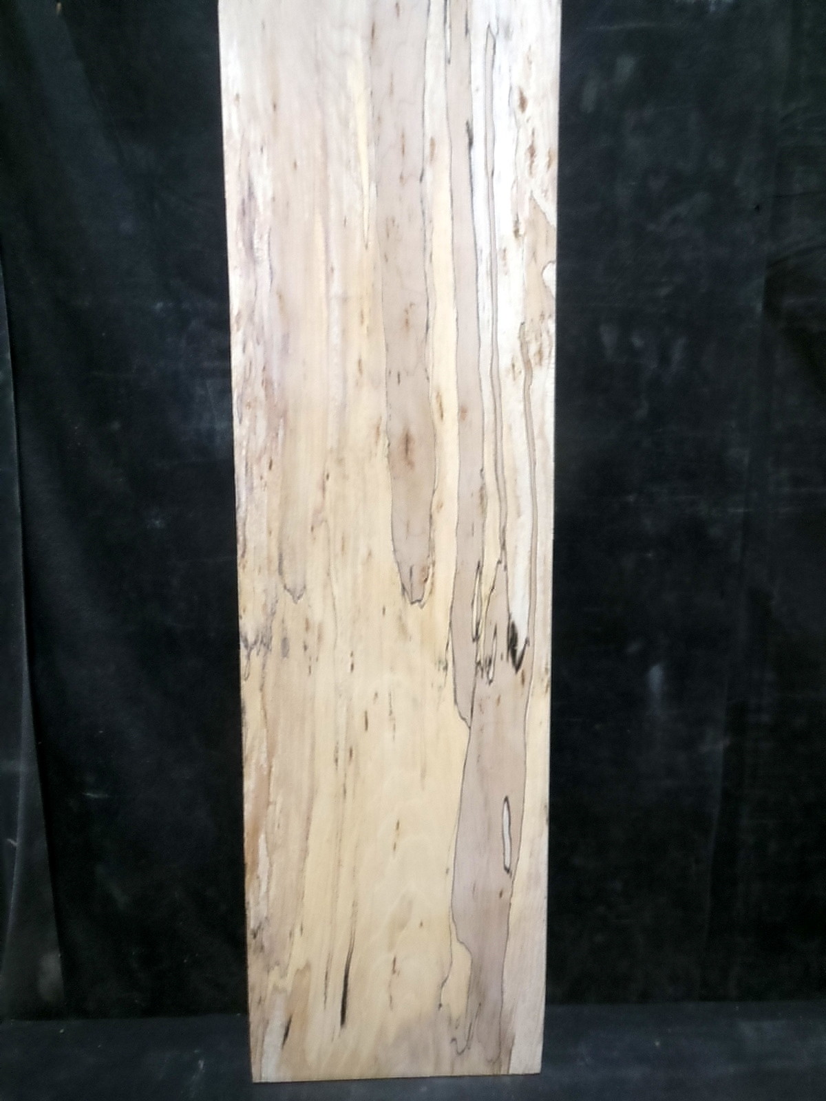 PK-553_ Spalted Black Line Figured Maple Board: 34 3/4" x 9 3/4“x 1" | eBay