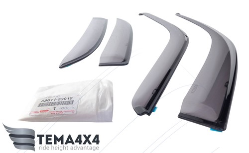 OEM Genuine Window Visors Rain Guards for Toyota 01-05 Altezza Lexus ...