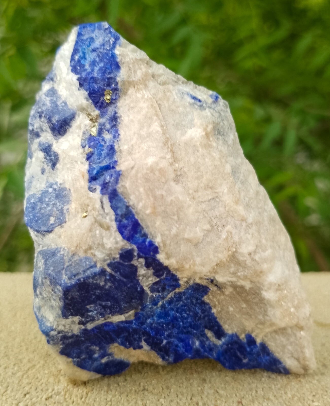 100% Natural 233g Deep Blue Lapis Lazuli with pyrite in Matrix from ...