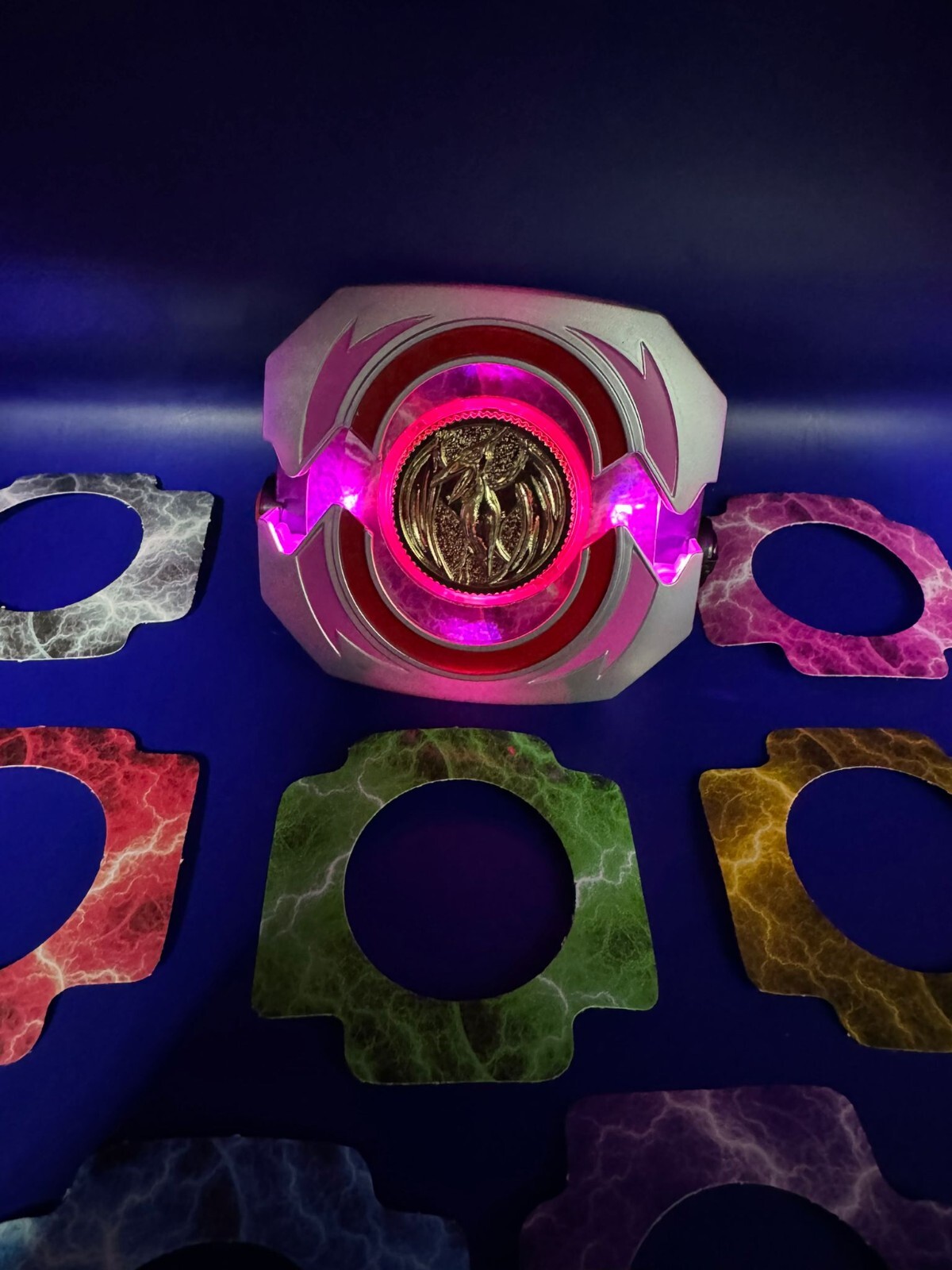 Morphin Grid Lens Sticker for Lightning Collection Morpher MMPR Power ...