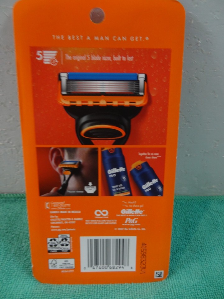 NEW Gillette Fusion 5 Shaving Bundle 1 Razor Handle 5 Cartridges ...