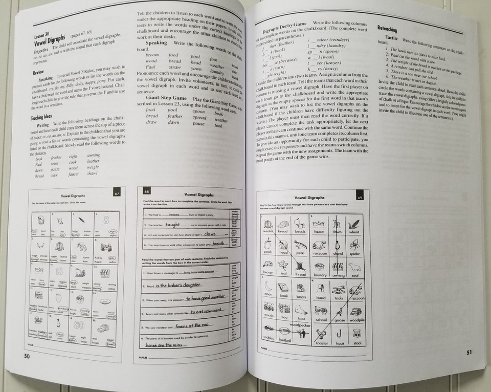 Phonics is Fun 1 2 3 Workbook or Teacher's Manual Louis Krane Reprint ...