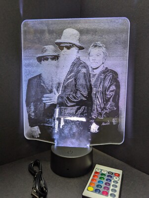 ZZ Top Large L.E.D. Sign Display | eBay