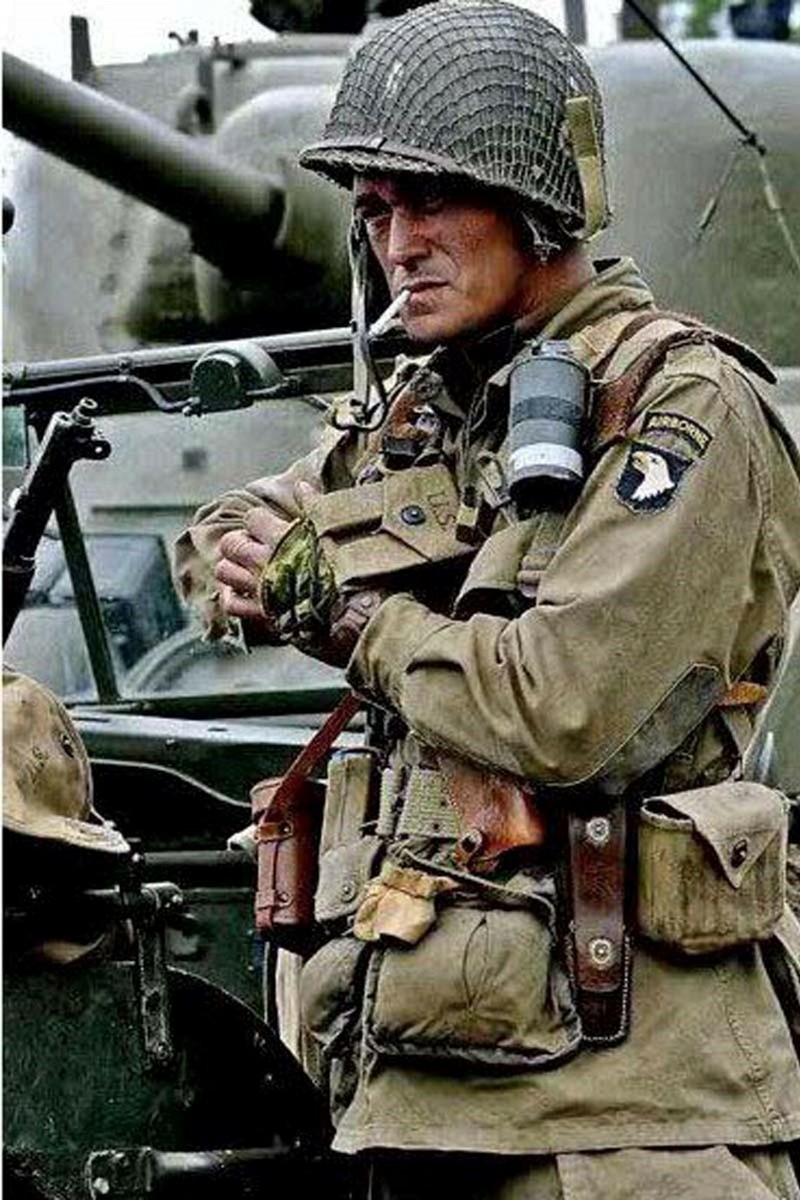 American Soldiers Ww2 Color
