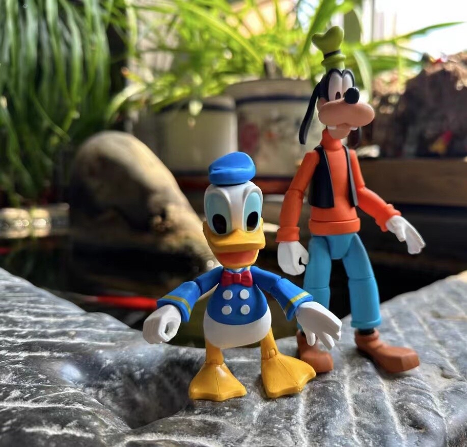 Disney TOYBOX GOOFY & DONALD 2Pcs Action Figures Super Movable Dolls | eBay