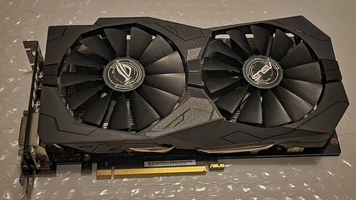 ASUS ROG STRIX NVIDIA GeForce GTX 1050 Ti 4GB GDDR5 GPU VERY GOOD ...
