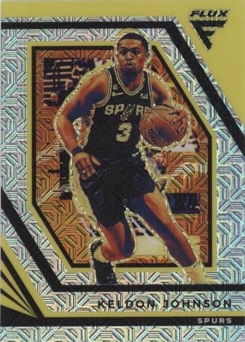 2022-23 Panini Flux - Keldon Johnson #110 Silver Mojo Prizm for sale ...