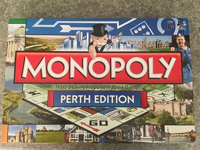 Perth Scotland UK Monopoly Never Played. Box Open. All Pieces Still In ...