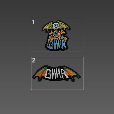 Gwar Patches, Iron On Embroidery Patches, Gwar Logo Patch | eBay