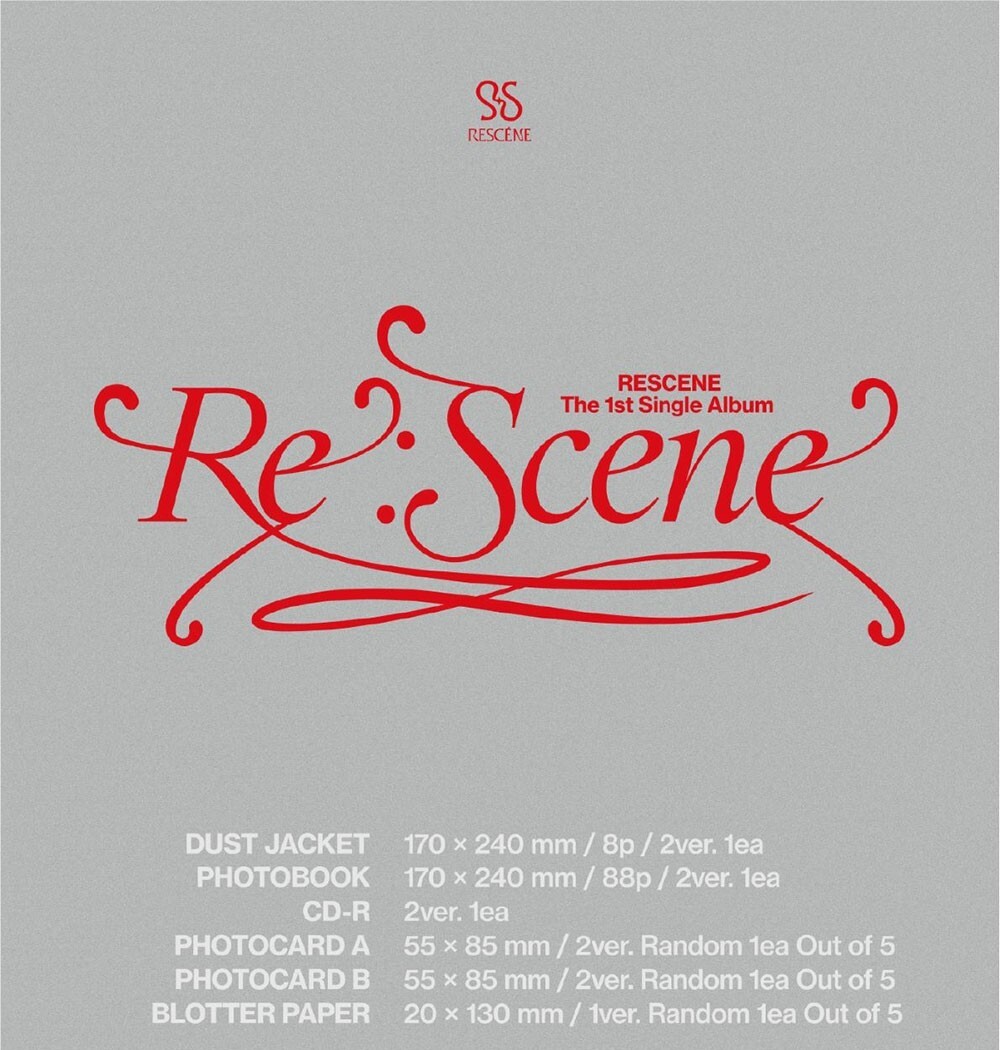 [1P] RESCENE - 1st Single Album [Re:Scene] DISC Card CD K-pop Photo ...