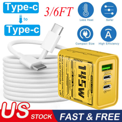 145W Super Fast Charge Wall Charger Adapter For Google Pixel 9 Pro XL 8 ...