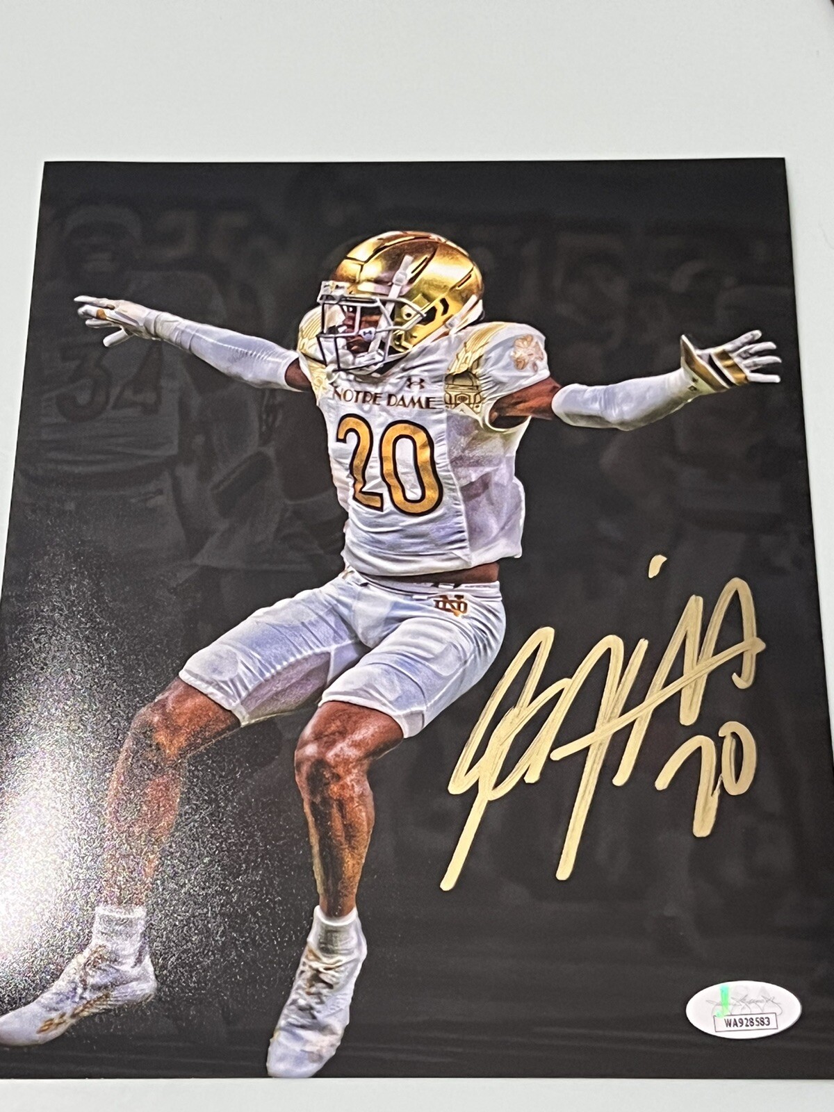 Benjamin Morrison Signed 8x10 Shamrock Series Notre Dame | eBay