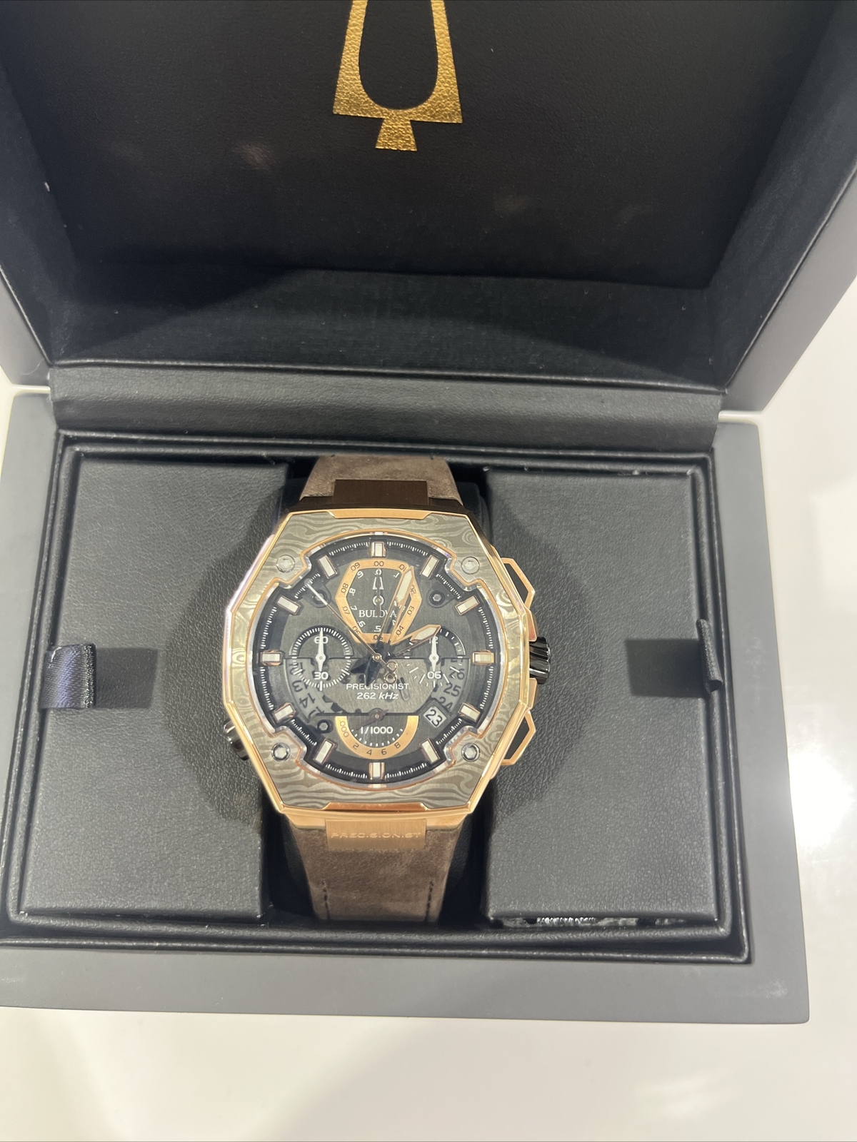 Bulova Precisionist X Men's Black Watch - 98B356 for sale online | eBay