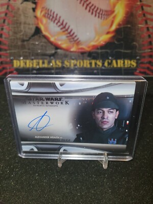 Alexander Wraith as Imperial Pilot signed auto 2021 Star Wars ...