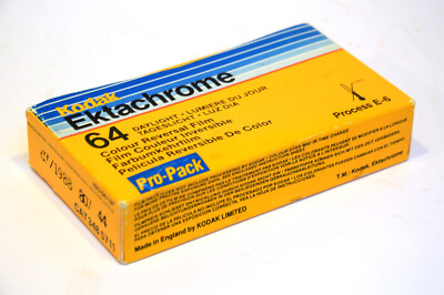 5 FILMs EKTACHROME 64 EPR120 64ASA COLOR REVERSAL FILM EXCELLENT ETAT ...