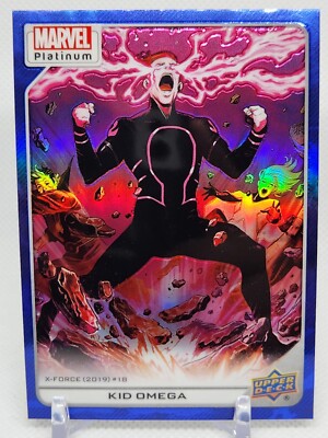 Kid Omega 2023 Upper Deck Marvel Platinum Blue Rainbow Parallel #109 | eBay