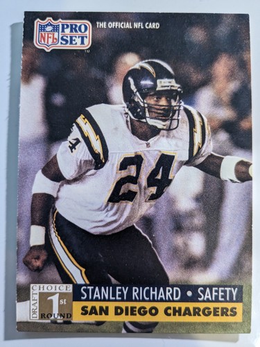 1991 NFL Pro Set Football 1st Round Choice #738 Stanley Richard | eBay