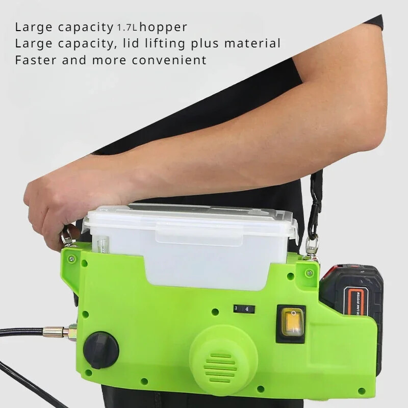 Paint High-pressure Backpack Li-tion Battery Wall Airless Spraying ...