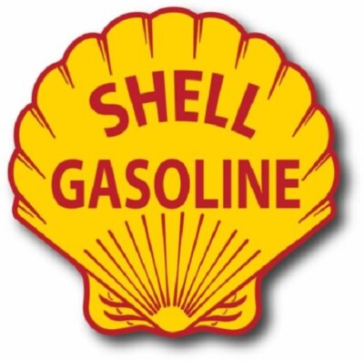 NEW Shell Decal Part Can Sticker Emblem L@@K Fuel Gas Oil Pump Vintage ...