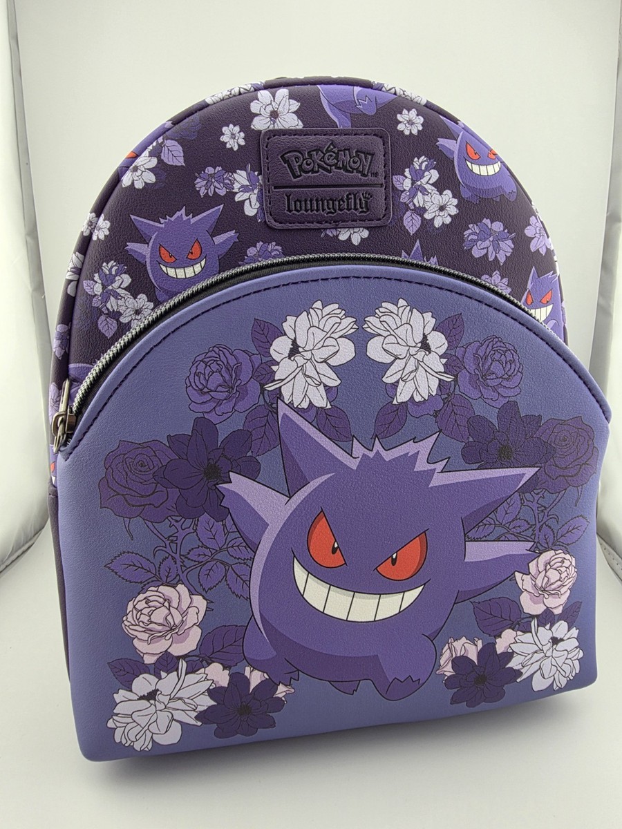 Pokemon Loungefly Backpack Gengar Pokémon Gengar Floral Characters Mini ...